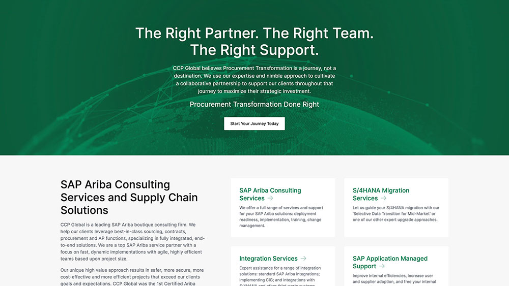 CCP Global - Website Strategy, Design, and Development for CCP Global ...